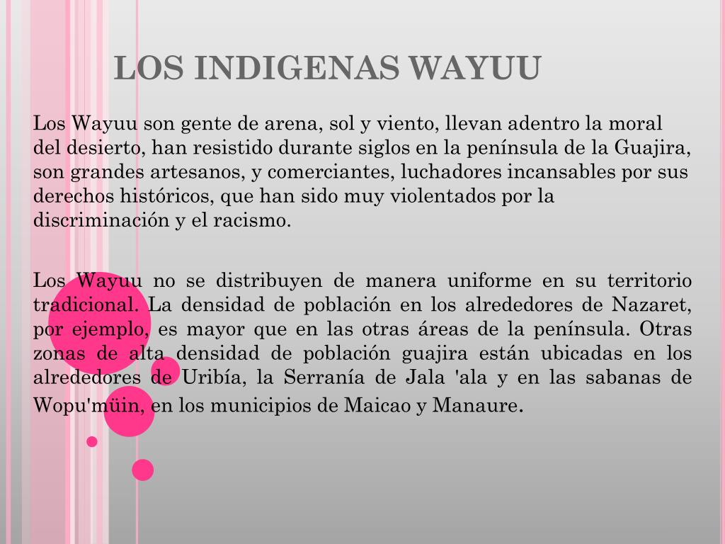 PPT - LOS INDIGENAS WAYUU PowerPoint Presentation, free download - ID ...