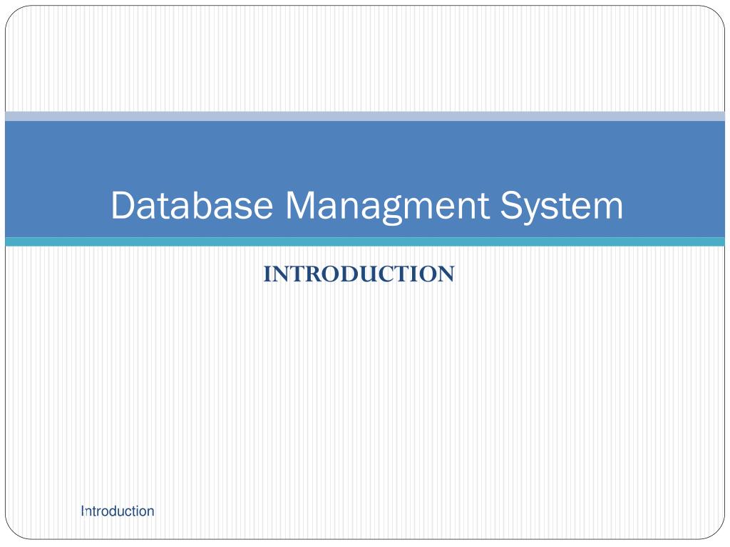 PPT - Database Managment System PowerPoint Presentation, free download ...