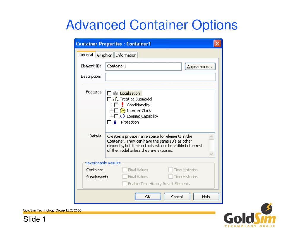 PPT - Advanced Container Options PowerPoint Presentation, free download ...