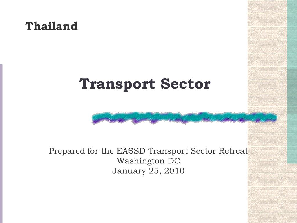 PPT - Transport Sector PowerPoint Presentation, free download - ID:5367298
