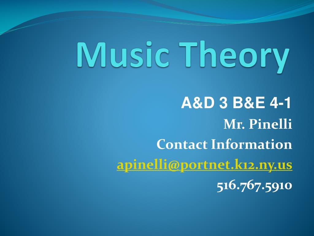 PPT - Music Theory PowerPoint Presentation, free download - ID:5368339