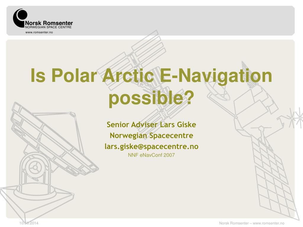 PPT - Polar Arctic E-Navigation Feasibility Study PowerPoint ...
