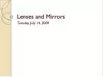 PPT - Mirrors and Lenses PowerPoint Presentation, free download - ID ...