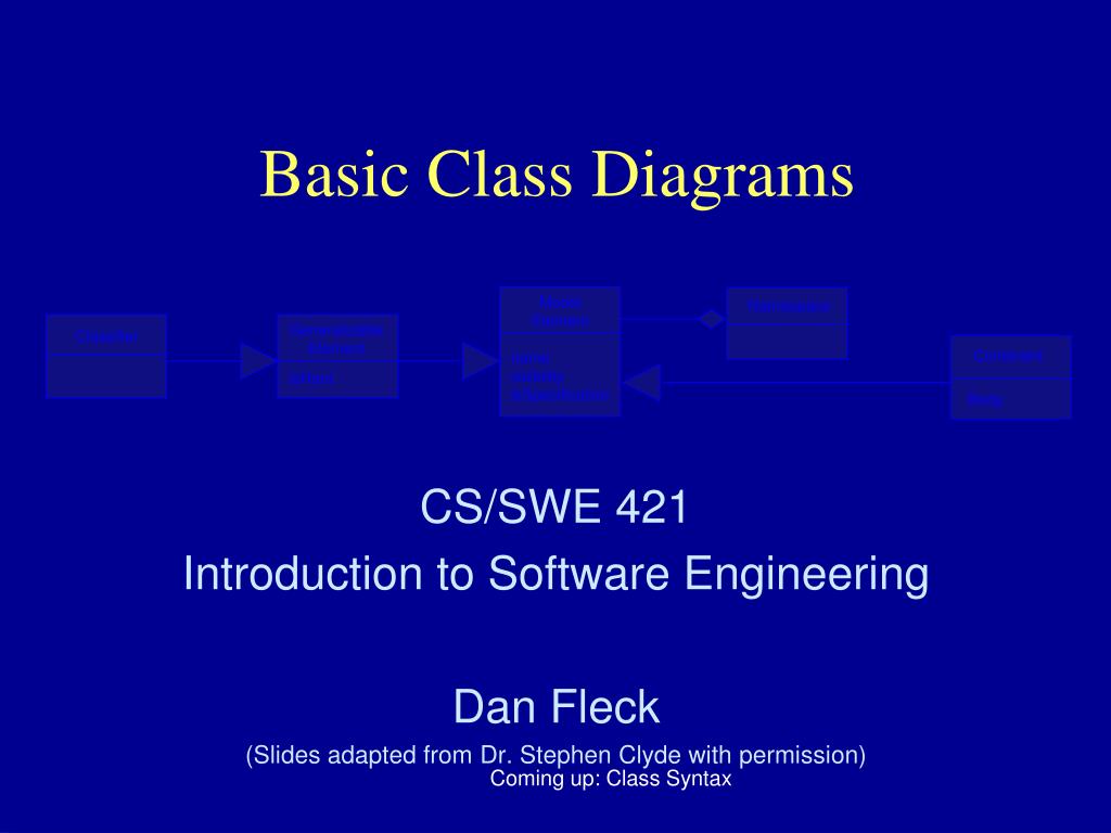 PPT - Basic Class Diagrams PowerPoint Presentation, free download - ID ...